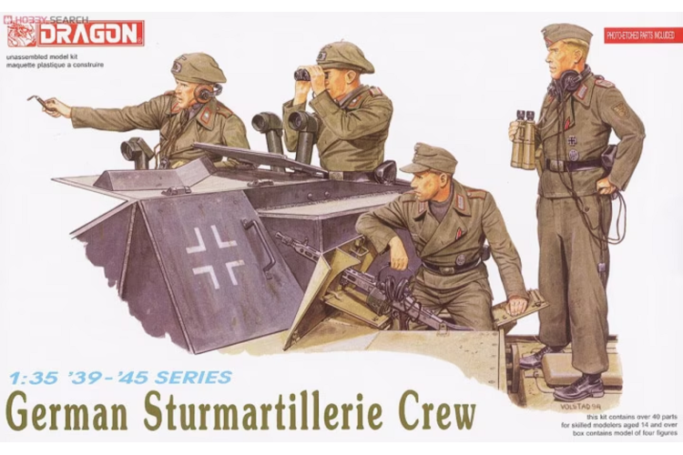 1:35 Dragon 6029 German Sturmartillerie Crew - Figuren