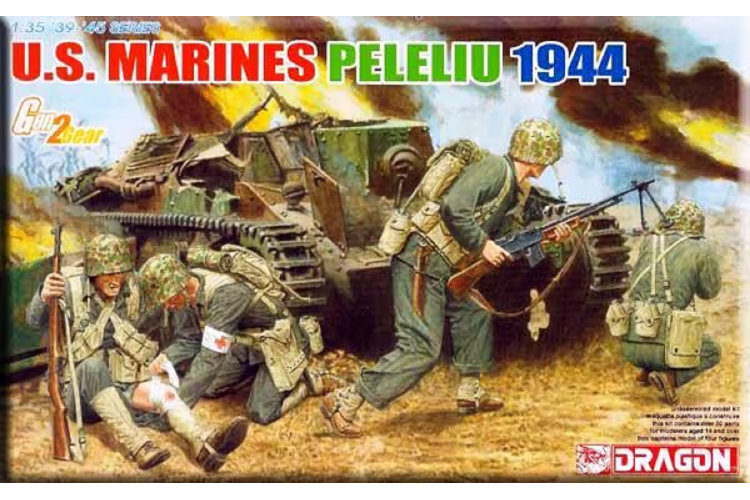 1:35 Dragon 6554 U.S. Marines - Peleliu 1944