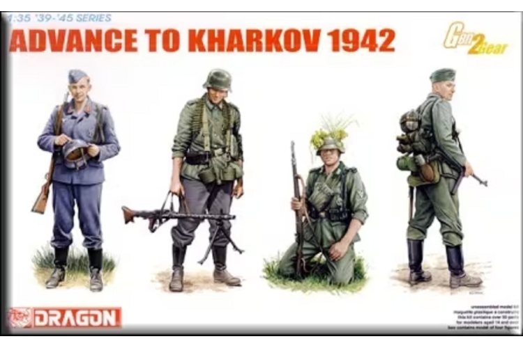 1:35 Dragon 6656 Advance to Kharkov - 1942 - Figures