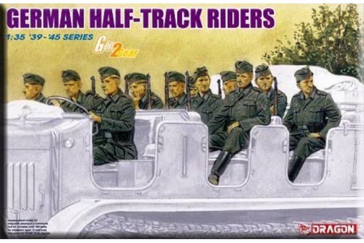 1:35 Dragon 6671 German Half-Track Riders
