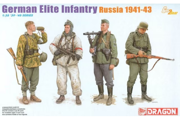 1:35 Dragon 6707 German Elite Infantry - Russia 1941-43
