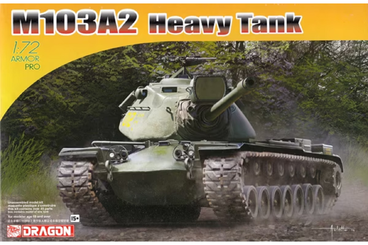 1:72 Dragon 7523 M103A2 Heavy Tank