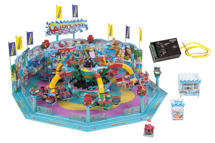 1:87 H0 Faller 140426 Carrousel Octopussy - Kermis