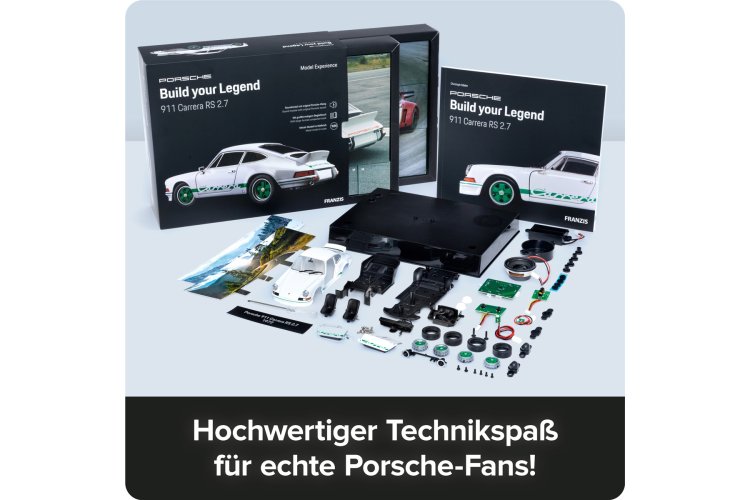 1:24 Franzis 67217-9 Porsche 911 Carrera RS 2.7 - Build Your Legend!