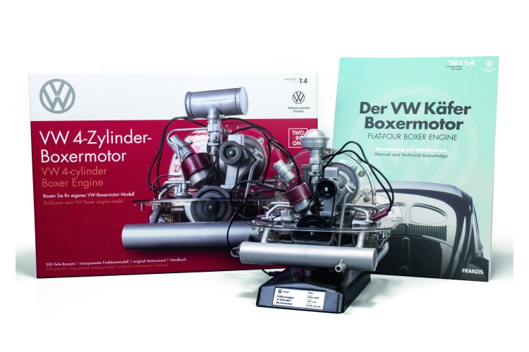 Franzis 1:4 Volkswagen VW 4-Cilinder Boxermotor Kever Bulli Geluid