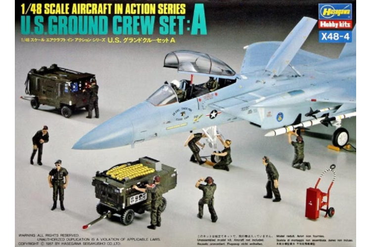 1:48 Hasegawa 36004 US Ground Crew Set A