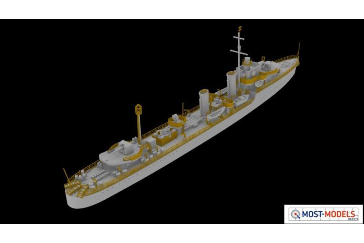 1:700 IBG Models 70010 HMS Harvester 1943 British H-class destroyer