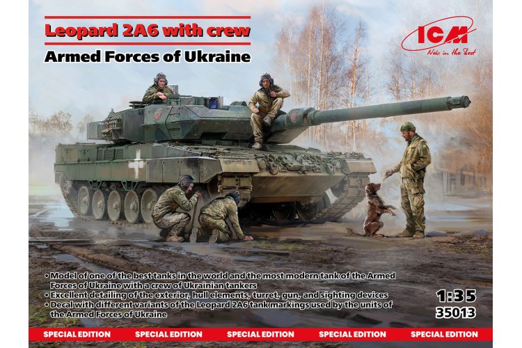 ICM 1:35 Leopard 2A6 Tank Oekraïne - Speciale Editie