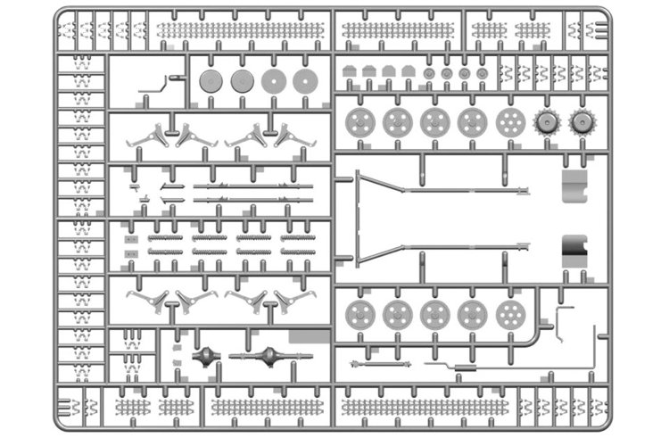1:35 ICM 35410 WWII German Truck V3000S/SSM Maultier - Einheitsfahrerhaus