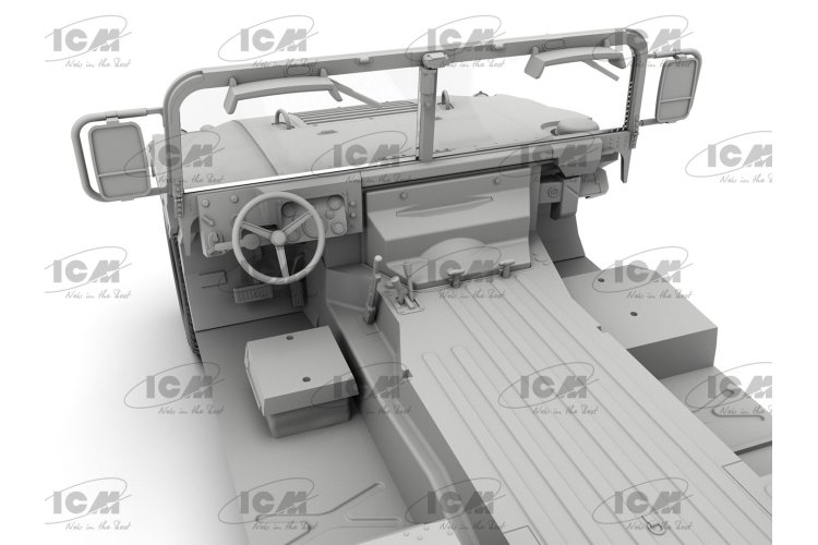 ICM HMMWV-Hummer-Humvee M1097A2 Armored 1:35