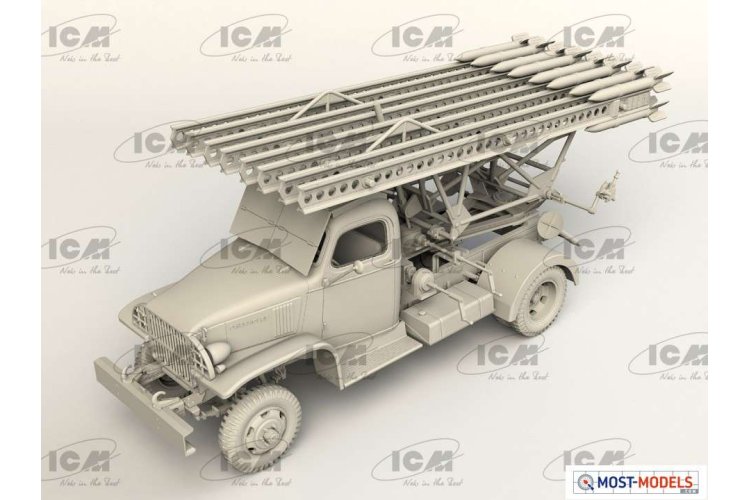 1:35 ICM 35595 BM-13-16 on G7107 base Truck