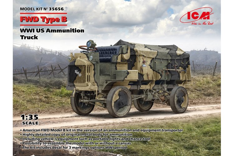 1:35 ICM 35656 FWD Type B - WWI US Ammunition Truck