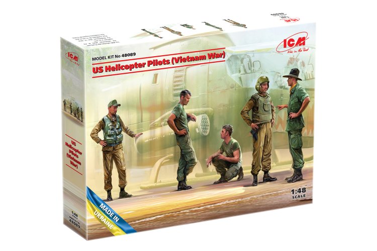 1:48 ICM 48089 US Helicopter Pilots Vietnam War
