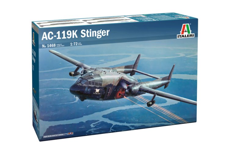 1:72 Italeri 1468 AC-119K Stinger Plane