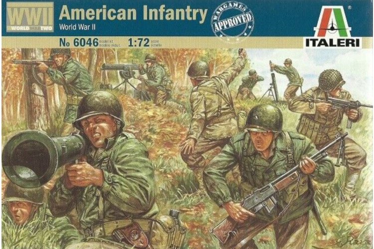 Italeri 1:72 American Infantry WWII Figures