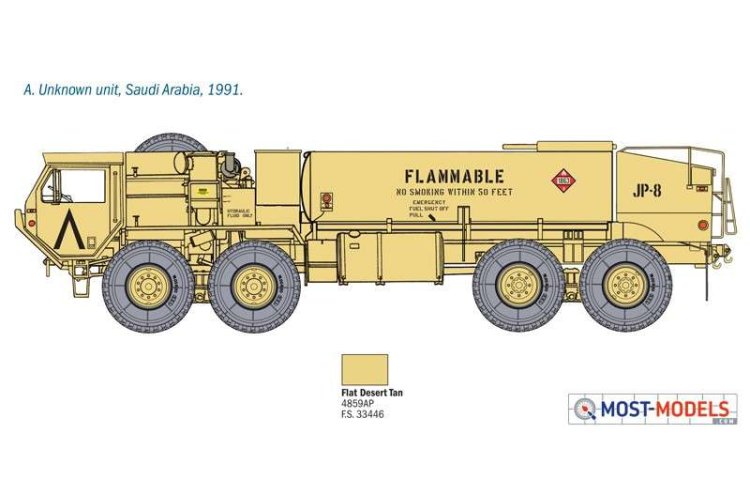 1:35 Italeri 6554 US M978 Fuel Servicing Truck for sale!