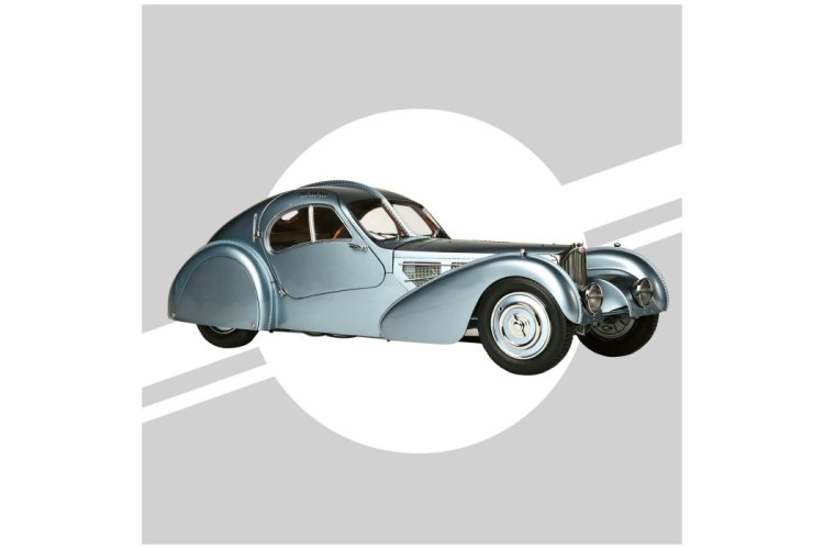1:8 IXO Collections 012 Bugatti Atlantic 57SC Rothschild Car