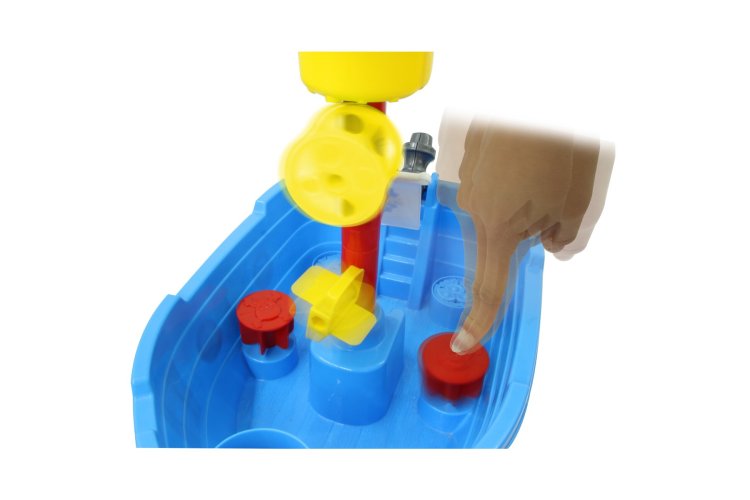 Zand- en Waterspeeltafel 46x31x59cm - Pirate Jack - 21-delig