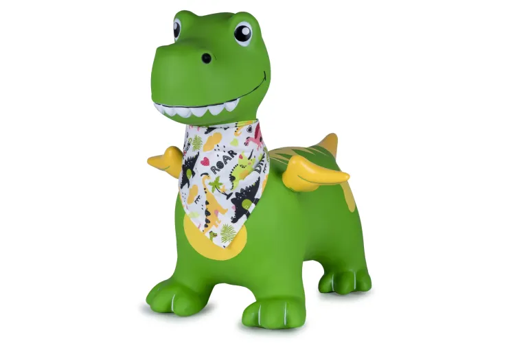 Jamara Bouncy Dino with Wings Green Junior with Pump