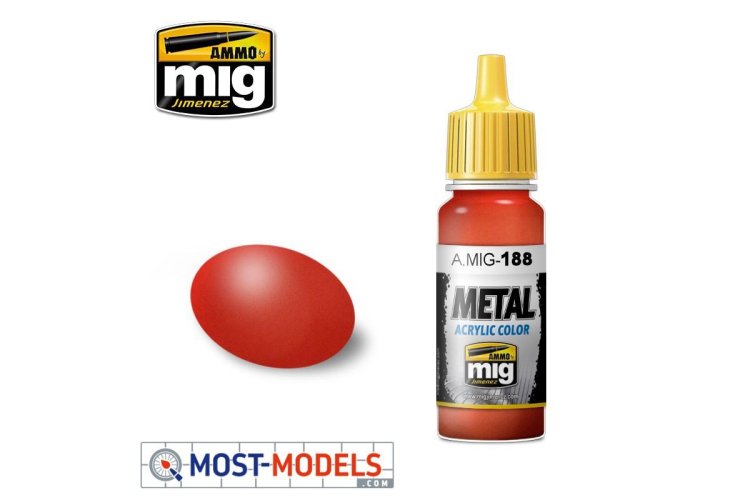 AMMO MIG 0188 Red - Metallic - Acryl Bestellen? | Most-Models.com