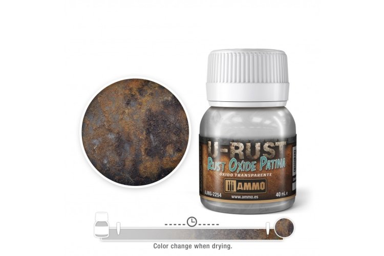 AMMO MIG 2254 U-Rust Rust Oxide Patina - 40ml