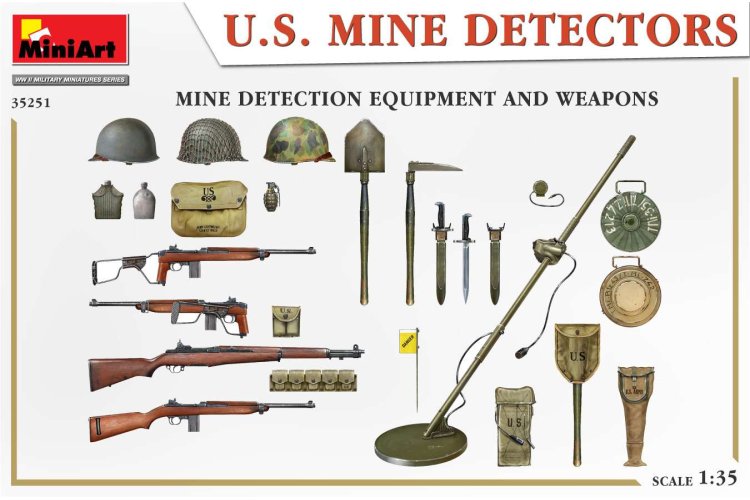 1:35 MiniArt 35251 US Mine Detectors