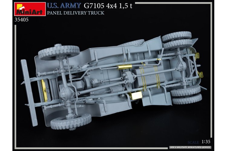 1:35 MiniArt 35405 U.S. Army G7105 4x4 1,5 t Panel Delivery Truck