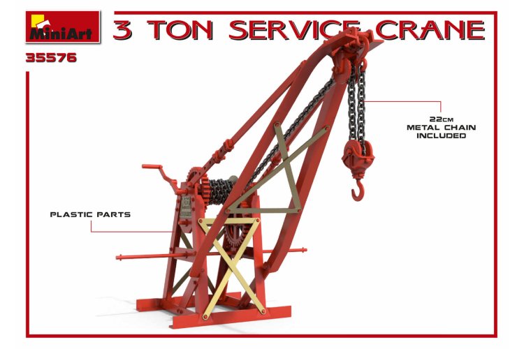 1:35 MiniArt 35576 3 Ton Service Crane