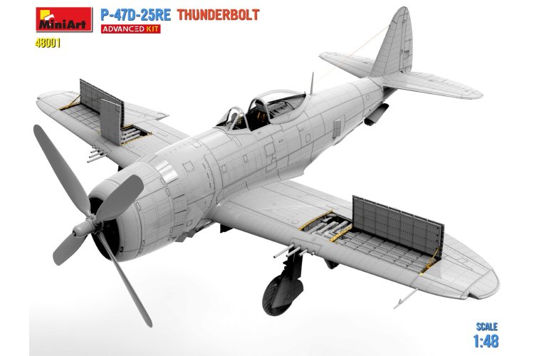 1:48 MiniArt 48001 P-47D-25RE Thunderbolt - Advanced Kit