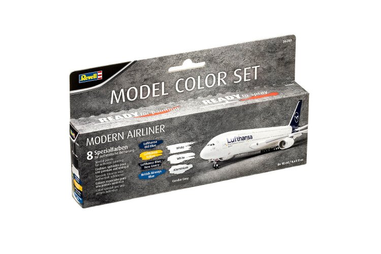 Revell 36203 Model Color - Moderne Civiele Vliegtuig Kleuren - Acryl ...