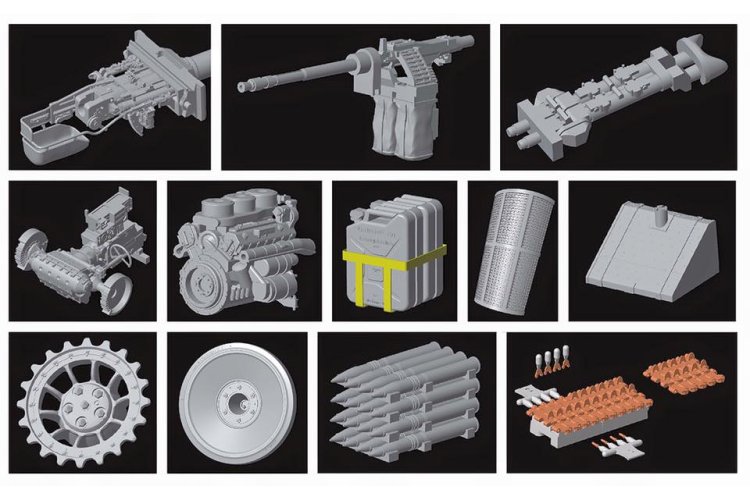 1:35 Rye Field Model 5003 Pz.kpfw.VI Ausf. E Early Production Tiger I