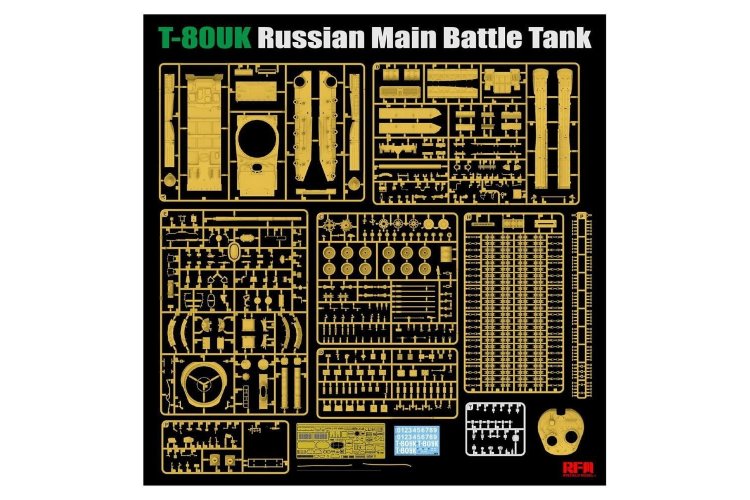 Russian T-80UK Main Battle Tank - 1:35 Model Kit