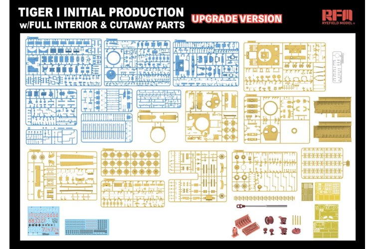 Rye Field Model Tiger I Vroege Productie 1:35 - Upgrade Editie