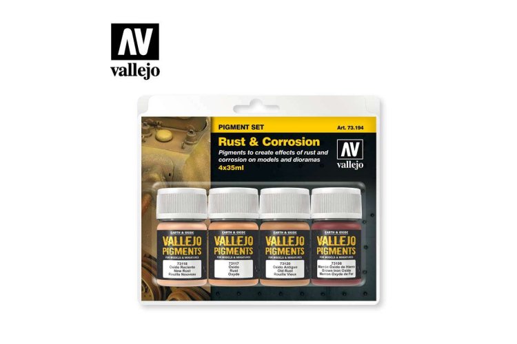 Vallejo 73194 Rust & Corrosion - Pigment set bestellen?