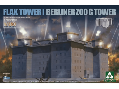 1:350 Takom 6005 Flak Tower IV Heiligengeistfeld G Tower