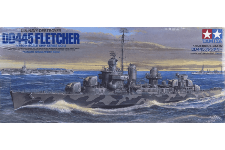 1:350 Tamiya 78012 U.S. Navy DD445 Fletcher