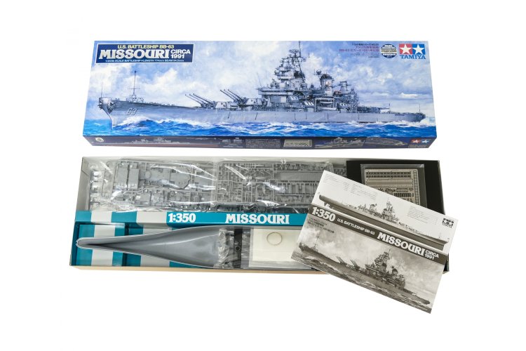 1:350 Tamiya 78029 US Schlacht. BB-63 Missouri ('91)