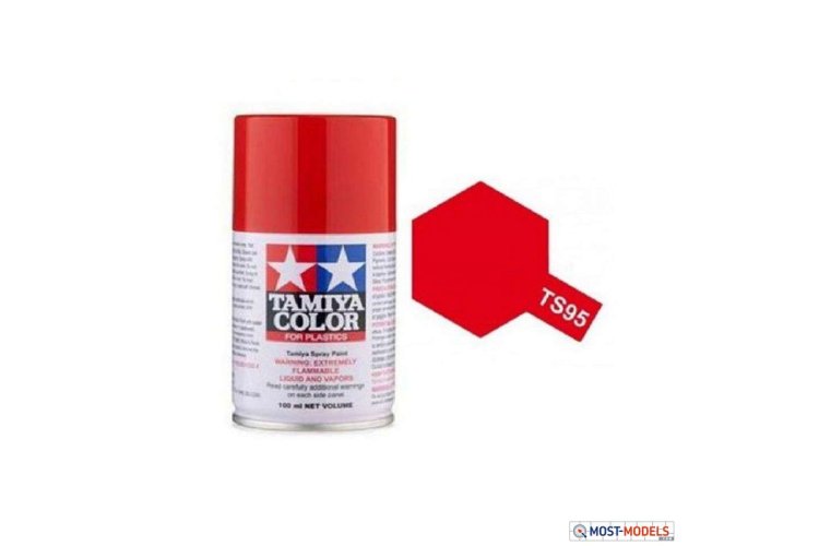 Tamiya TS-95 Pure Red - Metallic - Gloss - Acryl Spray - 100ml
