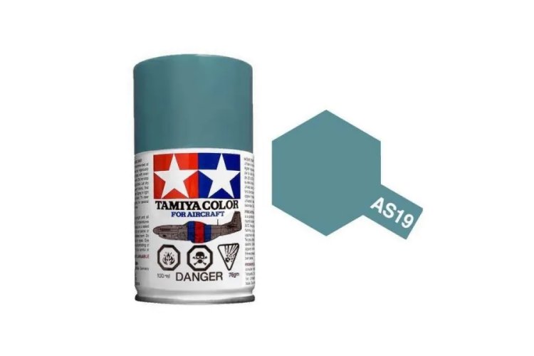 Tamiya AS-19 Flat Intermediate Blue - US Navy - Matt - Acryl Spray