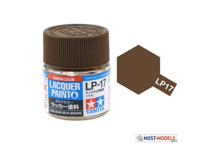 Tamiya LP-17 Linoleum Deck - Matt - Lacquer Paint - 10ml