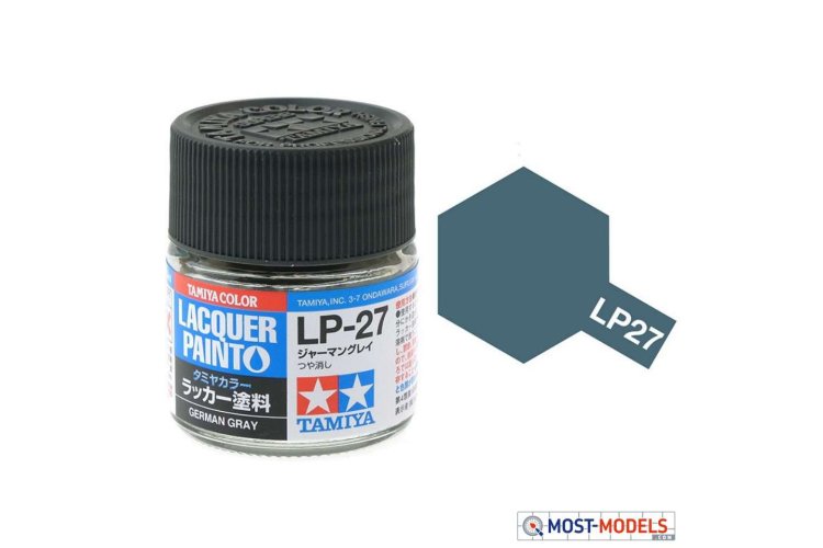 Tamiya LP-27 German Grey - Matt - Lacquer Paint - 10ml