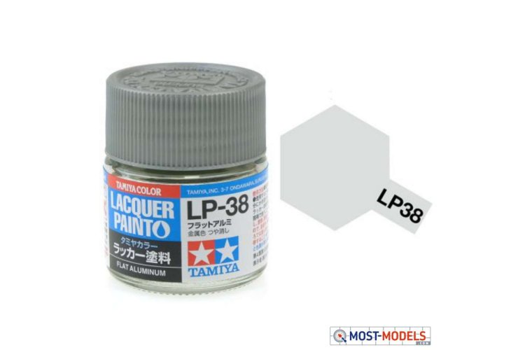 Tamiya LP-38 Aluminium - Matt - Lacquer Paint - 10ml