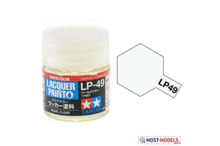 Tamiya LP-49 Pearl Clear Varnish - Gloss - Lacquer Paint - 10ml