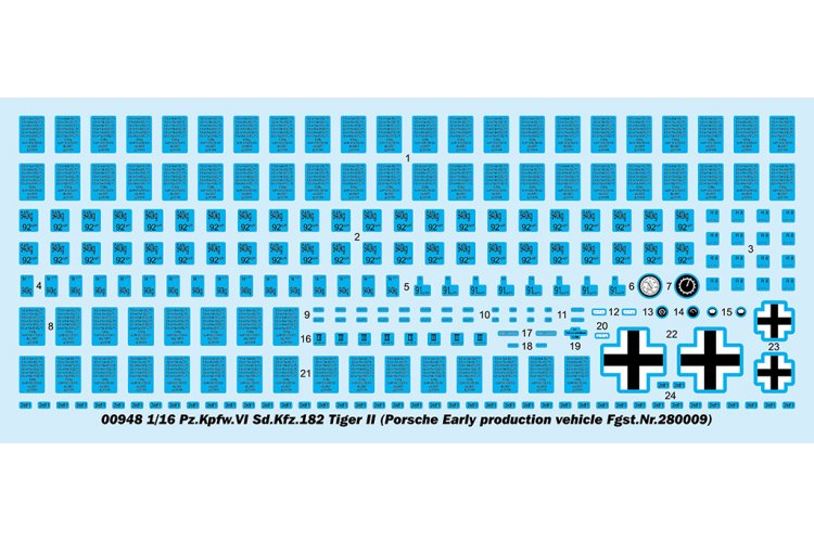 Tiger II Porsche Early Production 1:16 - Trumpeter