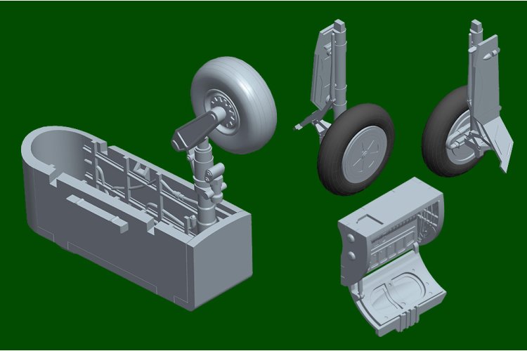 Trumpeter 02825 Mikoyan-Gurevich MiG-21 Fishbed - JJ-7A Trainer Kit - 1 ...