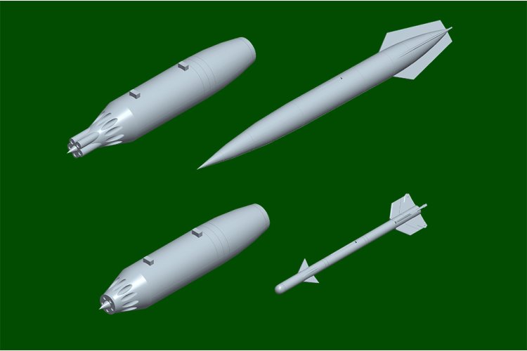Trumpeter 02825 Mikoyan-Gurevich MiG-21 Fishbed - JJ-7A Trainer Kit - 1 ...