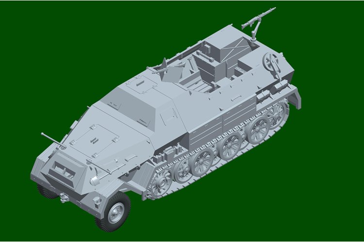 Sd.Kfz.8 Armored Half-Track 12t - 1:72 Military Vehicle