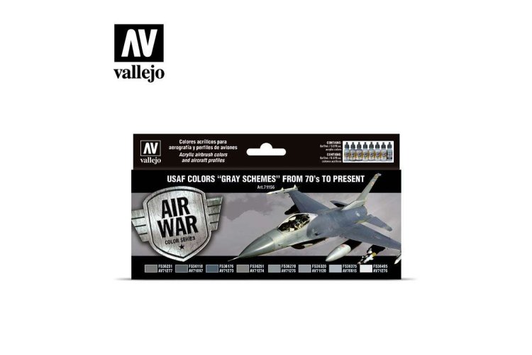 Vallejo 71156 USAF colors “Grey Schemes” - Acryl Set