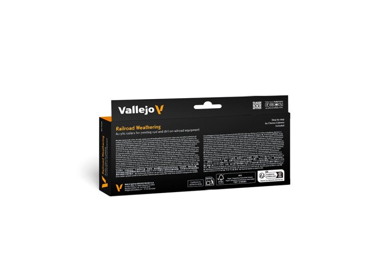 Vallejo Model Color 70264 - Spoorweg Verwering Set 8x18ml