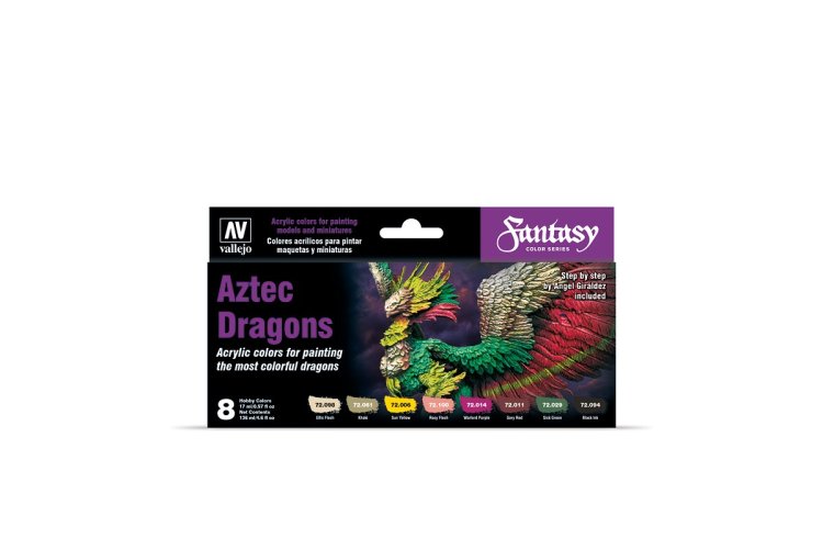 Vallejo 72306 Aztec Dragons - Acryl Set